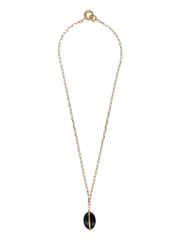 Isabel Marant Étoile Pendant Necklace With Stone - Black
