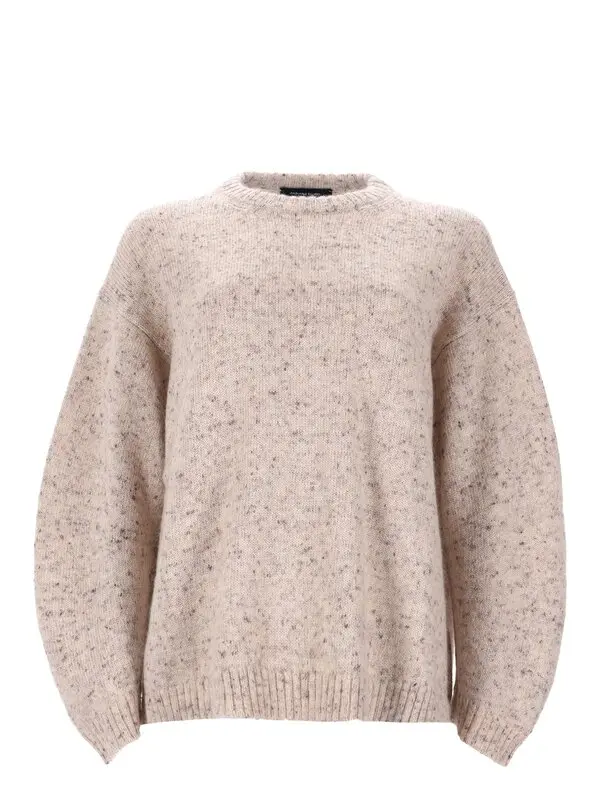 Fabiana Filippi Lurex Knit Sweater - Beige