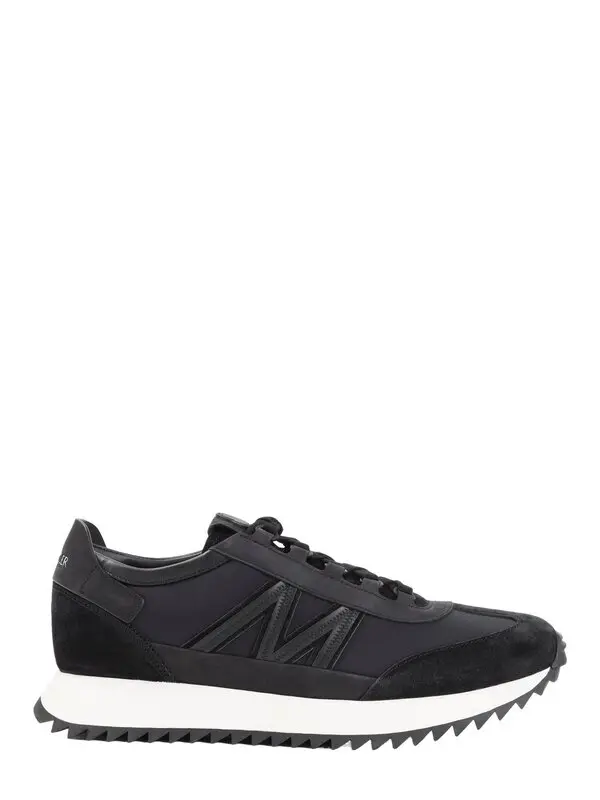 Moncler Pacey 2 Leather Sneakers - Black