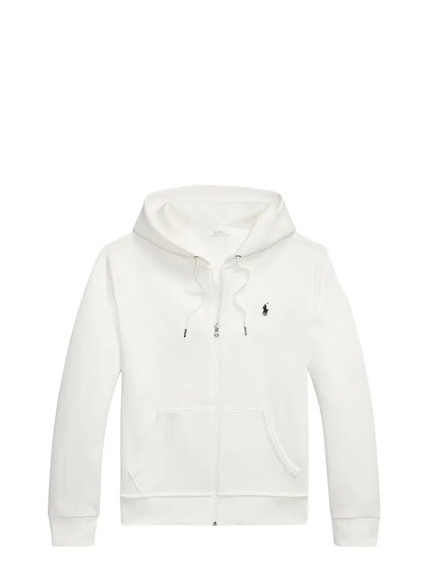Ralph Lauren Classic Fit Zip-up Hoodie For Fw25 - White