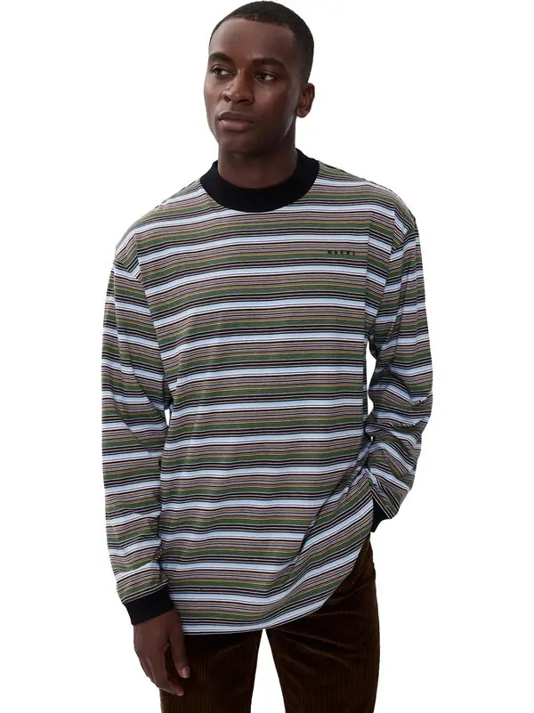 Marni Stripe Cotton T-shirt - Cobalt