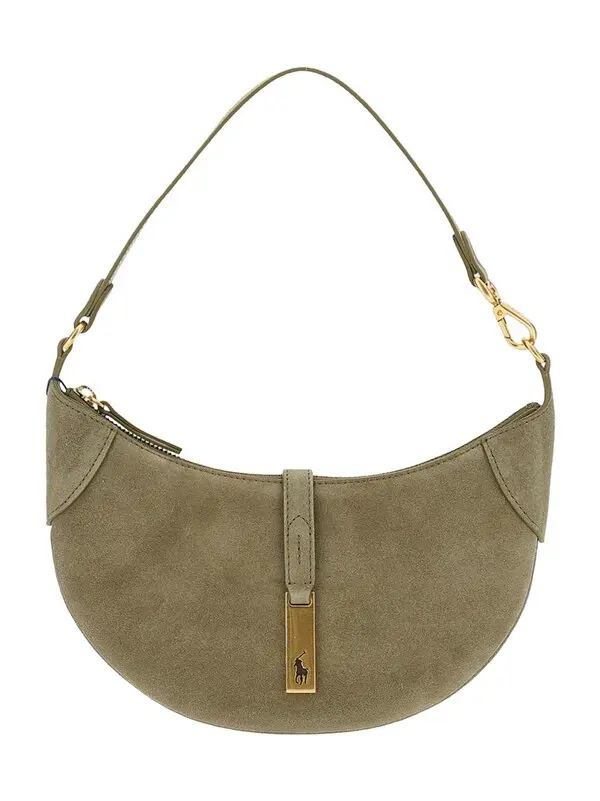 Polo Ralph Lauren Suede Polo Id Bag - Green