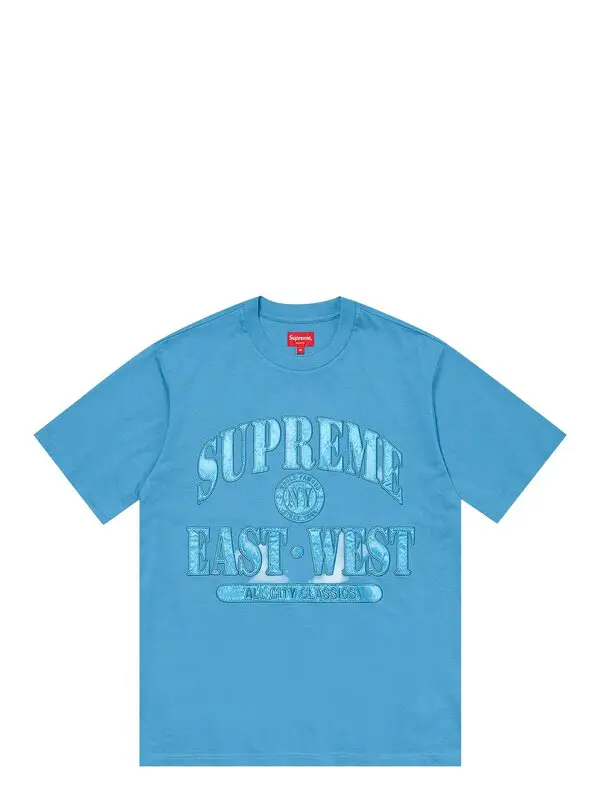 Supreme East West Short Sleeve T-shirt - Blue