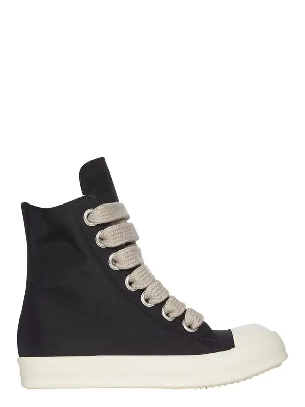 Rick Owens Jumbo Laced High Top Sneakers - Black