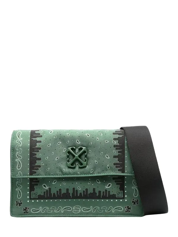 Off-White Jitney 1.4 Messenger Bag - Green