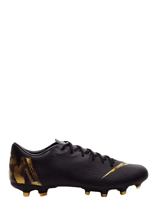 Nike Mercurial Vapor 12 Academy Fg Mg Athletic Cleats - Black