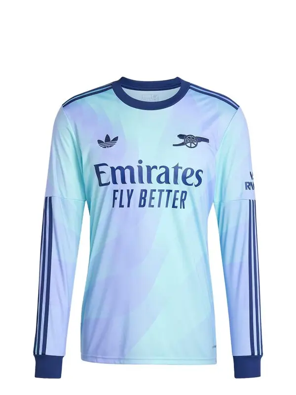 Adidas Arsenal 24/25 Long Sleeve Third Jersey - Blue