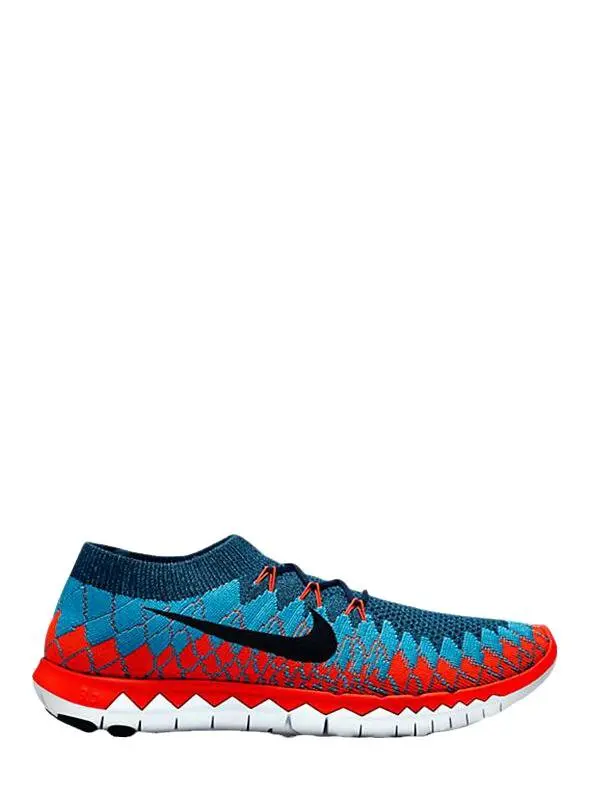 Nike Free Flyknit 3.0 Athletic Sneakers - Blue