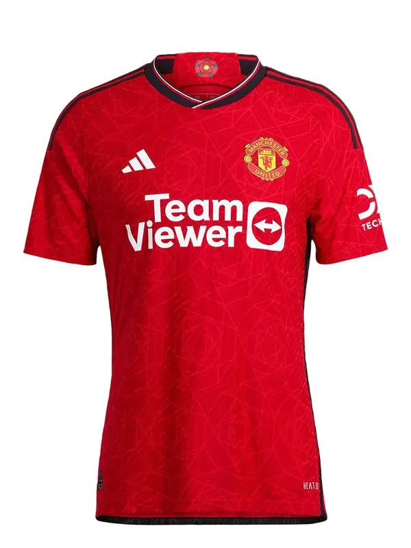 Adidas Manchester United 23/24 Authentic Home Jersey - Red