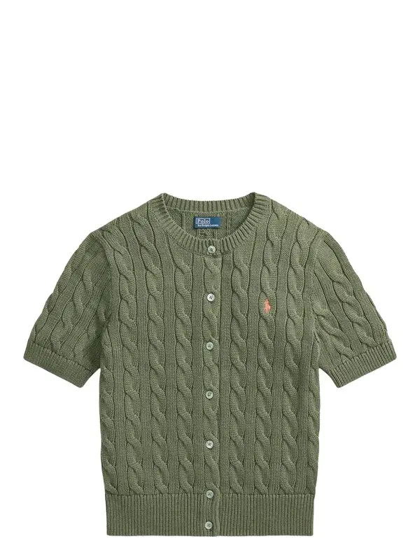 Polo Ralph Lauren Cable Knit Cardigan - Green