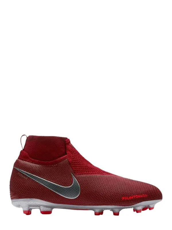 Nike Phantom Vision Elite Df Fg/mg Gs Football Boots - Red