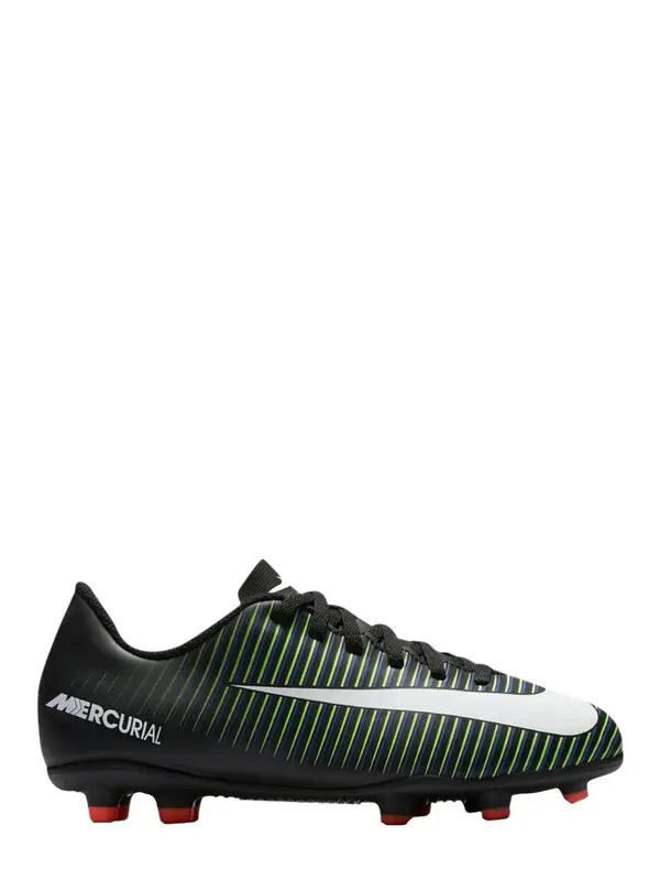 Nike Mercurial Vortex 3 Fg Gs Football Boots - Black