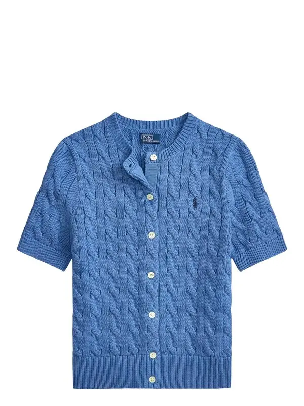 Polo Ralph Lauren Cable Knit Cardigan - Blue