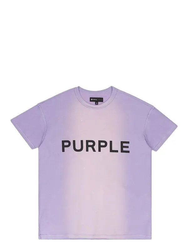 PURPLE BRAND Textured Jersey Inside Out T-shirt - Purple