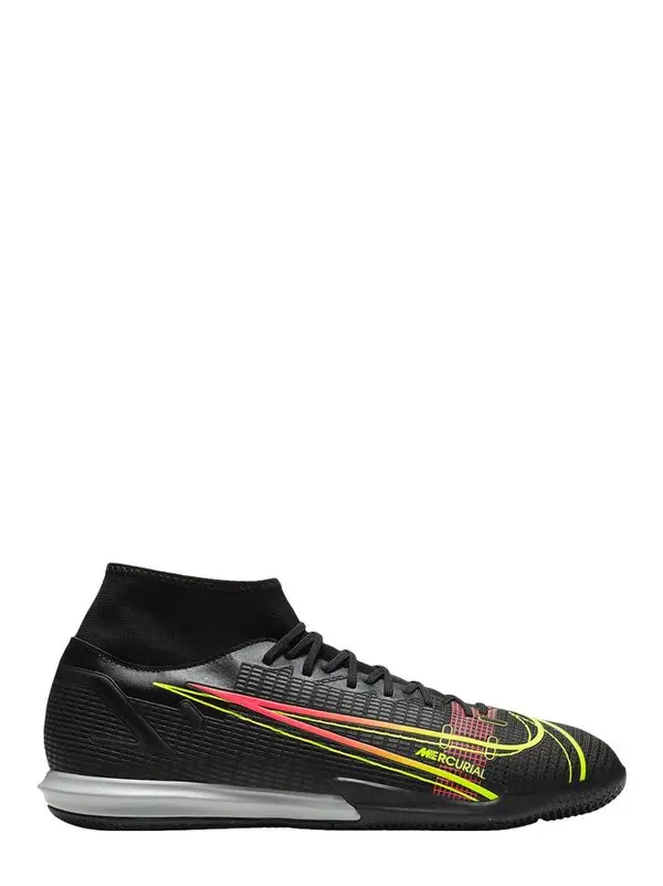 Nike Mercurial Superfly 8 Academy Ic High Top Soccer Cleats - Black