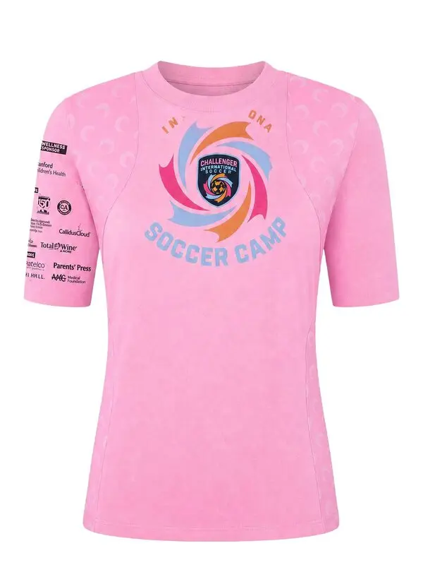 MARINE SERRE Upc Jersey Short-sleeve T-shirt - Pink