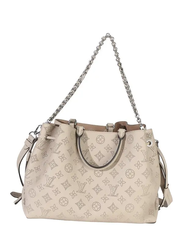 LOUIS VUITTON Galet Monogram Mahina Bella Tote - Gray