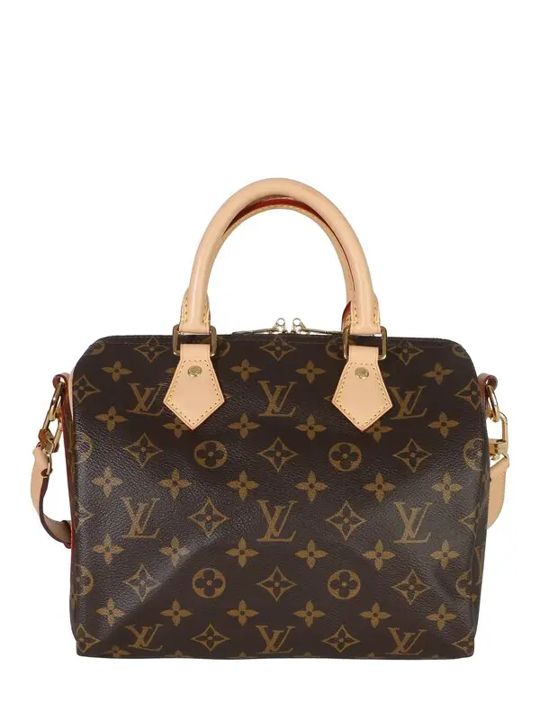 LOUIS VUITTON Monogram Canvas Speedy Bandouliere 25 - Brown