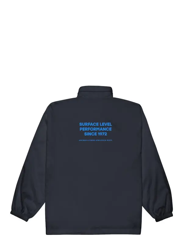 ANCHOR & CREW Surface Level Sports Club League Embroidered Windbreaker - Blue