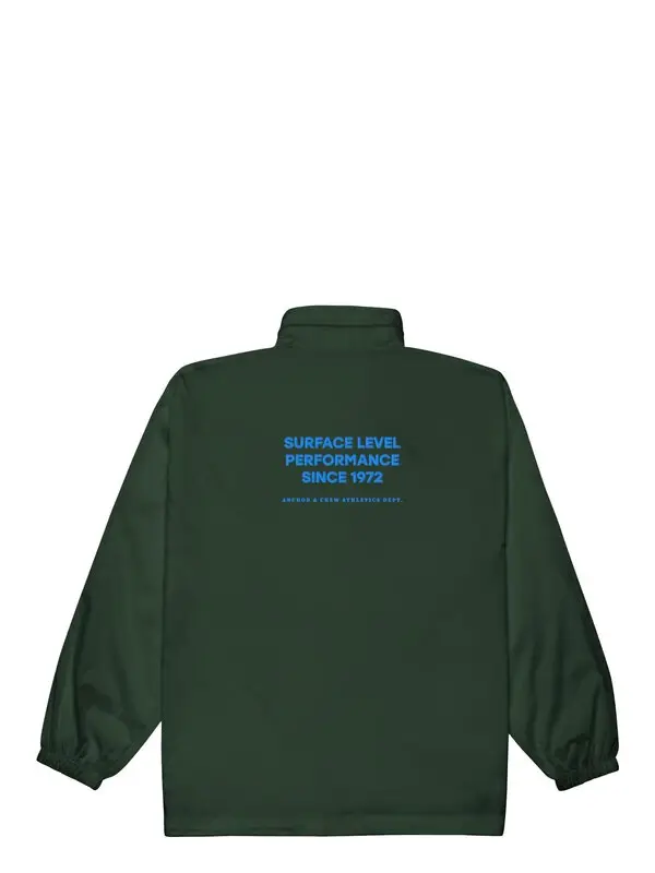 ANCHOR & CREW Sports Club League Embroidered Windbreaker - Green