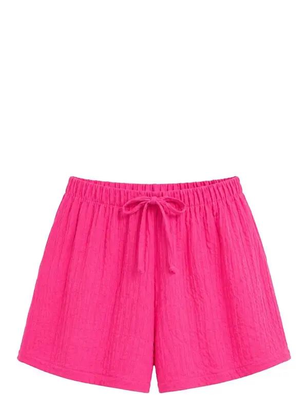 MUCHE & MUCHETTE Dobby Lycra Cotton Shorts - Pink