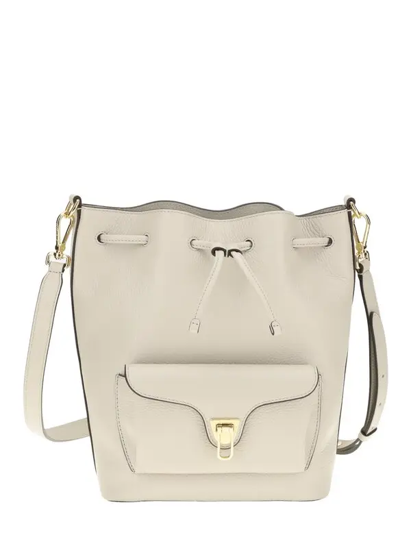 COCCINELLE Beat Generation Bucket Bag - Cream