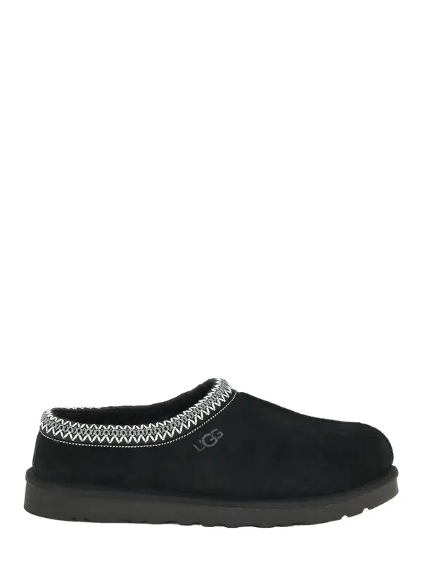 UGG Tasman Ii Suede Mules With Braided Detailing - Black