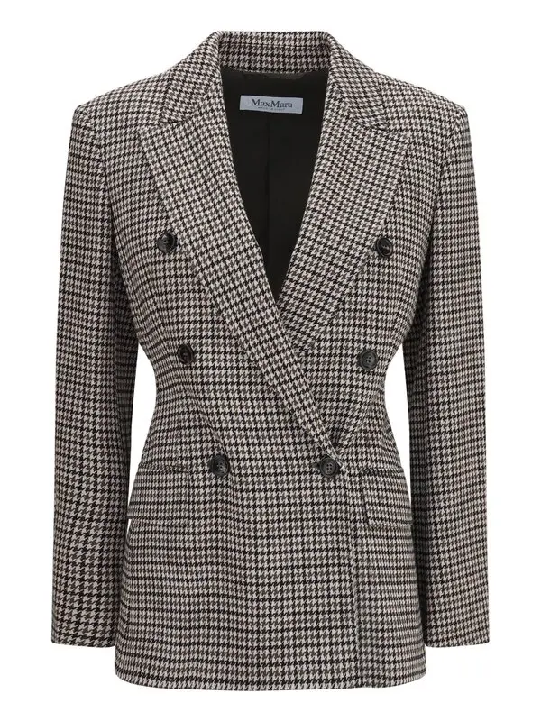 Max Mara Eccelso Double-breasted Blazer - Multicolour