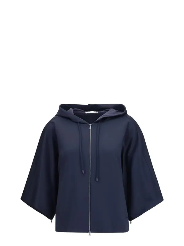 Max Mara Fidato Hooded Sweatshirt - Blue