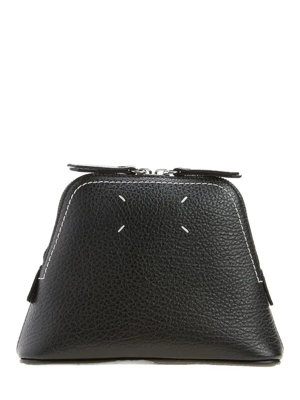MAISON MARGIELA 5ac Beauty Leather Pouch - Black