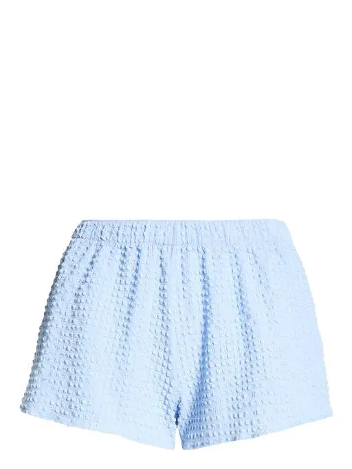 Hunza G Seersucker Minishorts - Cornflower