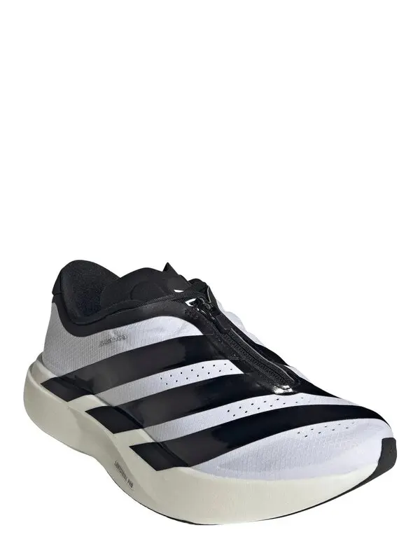 Adidas Adizero Evo Sl Zip Running Shoe - White/core Black/silver