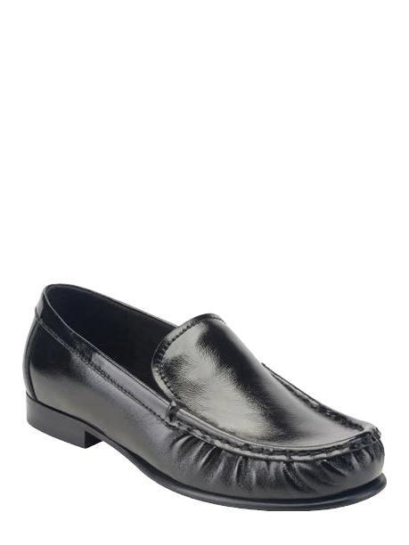 Marc Fisher Suede Moc Toe Loafers - Black