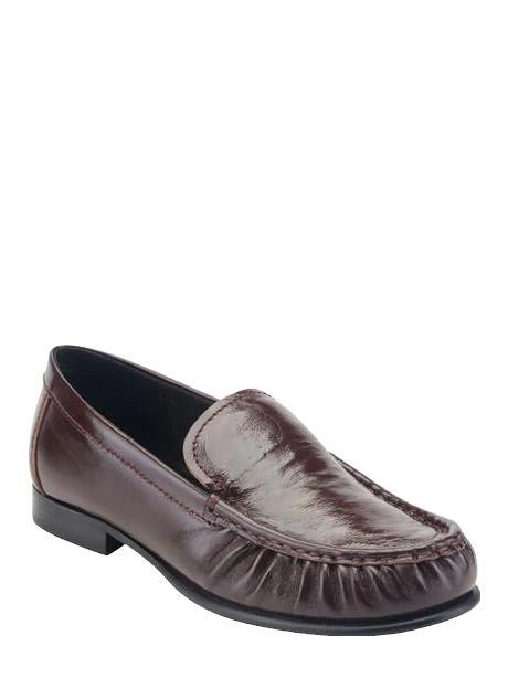 Marc Fisher Suede Moc Toe Loafers - Dark Red
