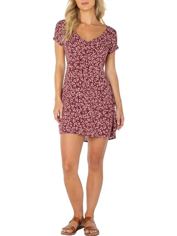 Roxy Cool Breeze Floral Mini Dress - Port