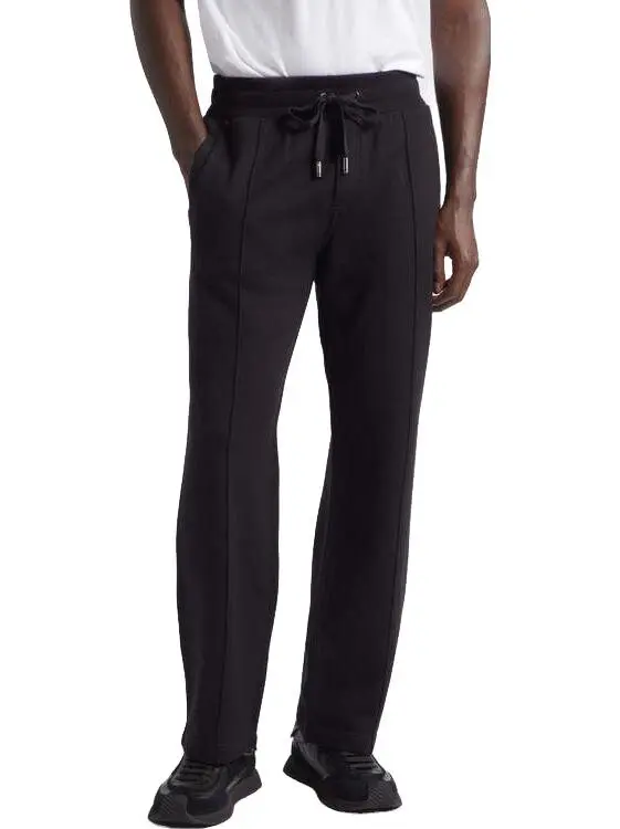 Dolce & Gabbana Logo Plate Pants - Nero