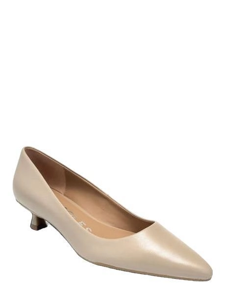 Aerosoles Rana Kitten Heel Pointed Toe Pumps - Dune