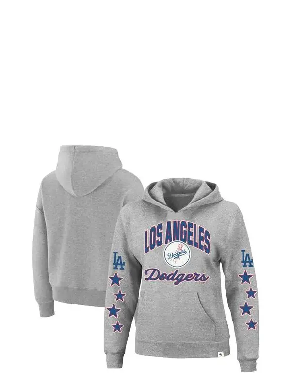 '47 47 Los Angeles Dodgers Starry Eye Hoodie - Heather Gray