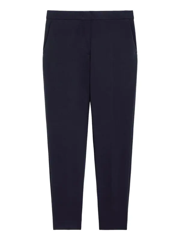 Max Mara Tailored Pants With Slanted Pockets - Black