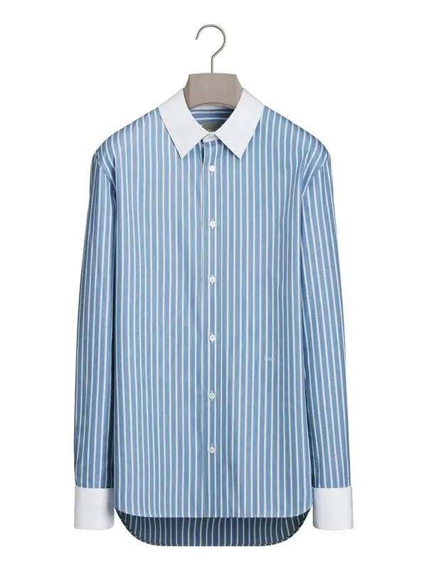 Dior Shirt With Contrasting Details - Blue