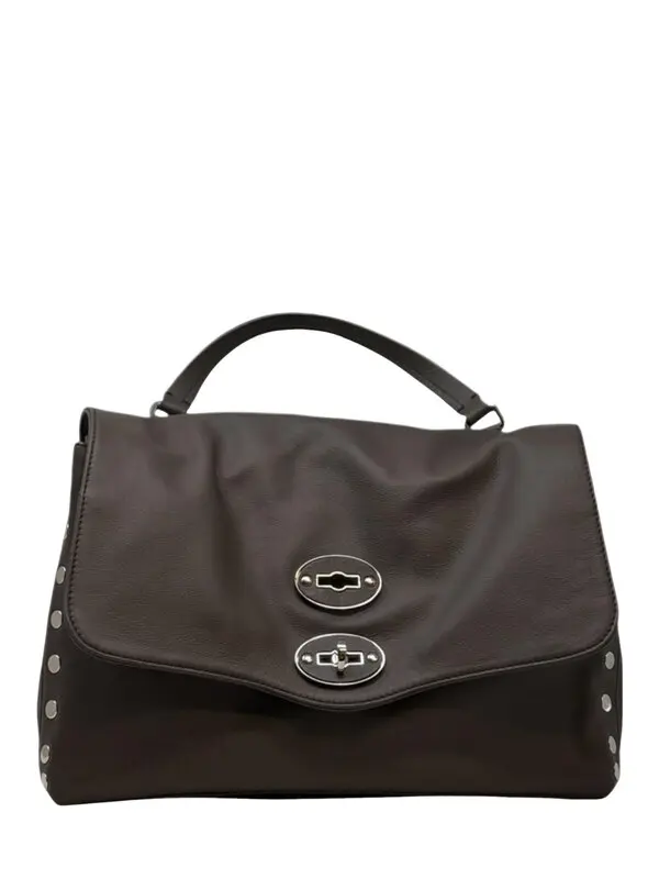 ZANELLATO Logo Handbag - Black