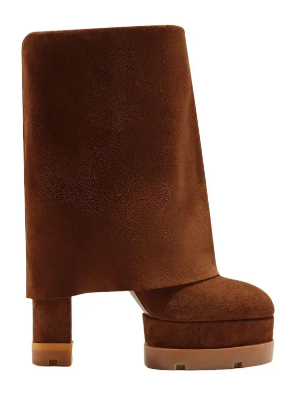 Casadei Nancy Reversible Boots - Brown