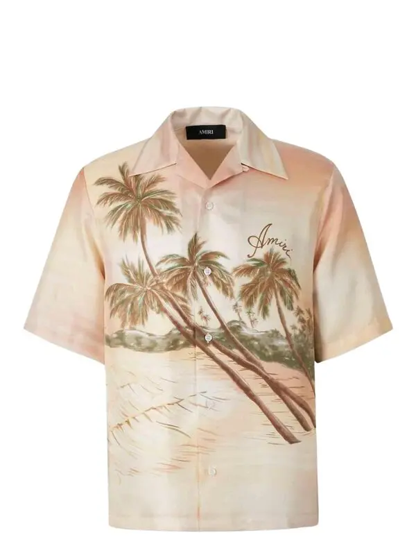 Amiri Silk Casual Shirt - Ivory
