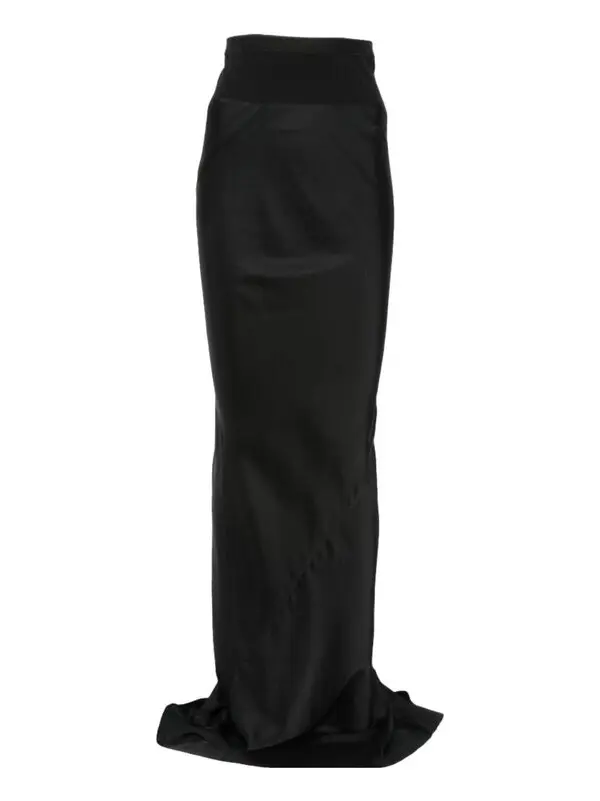 Rick Owens Coda Slim-fit Maxi Skirt - Black