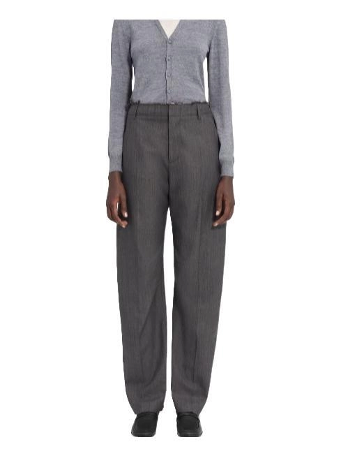 MAISON MARGIELA Wide-leg Tailored Trousers - Grey