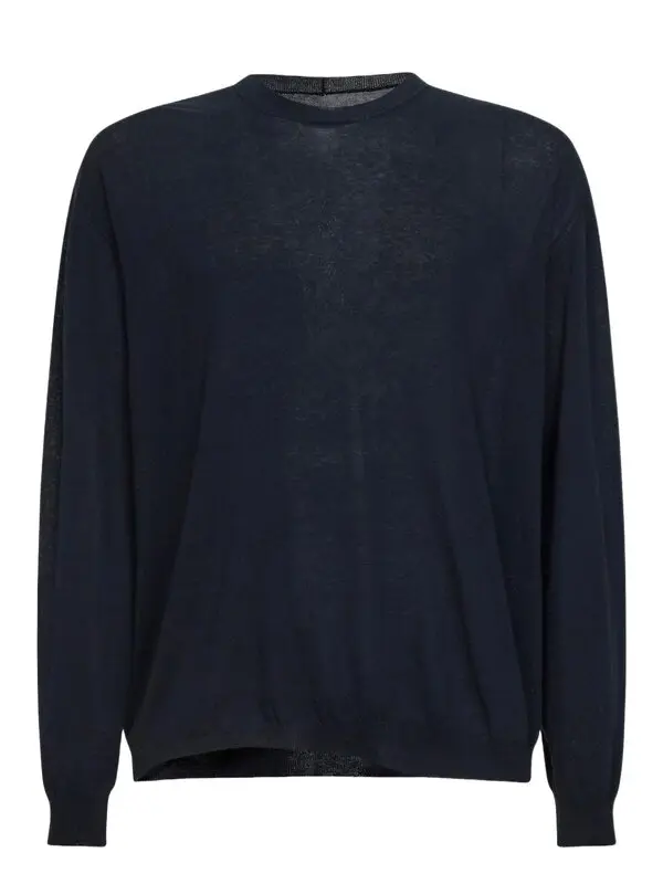 UMA WANG Crew Neck Knitwear - Blue