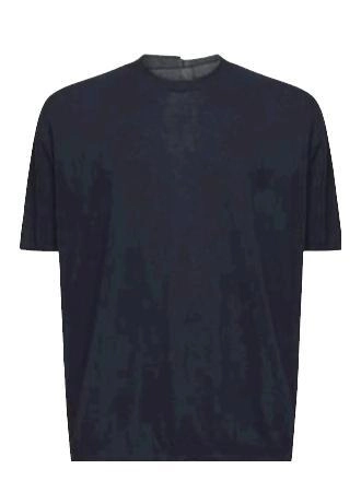 UMA WANG Short-sleeved Knit Top - Blue