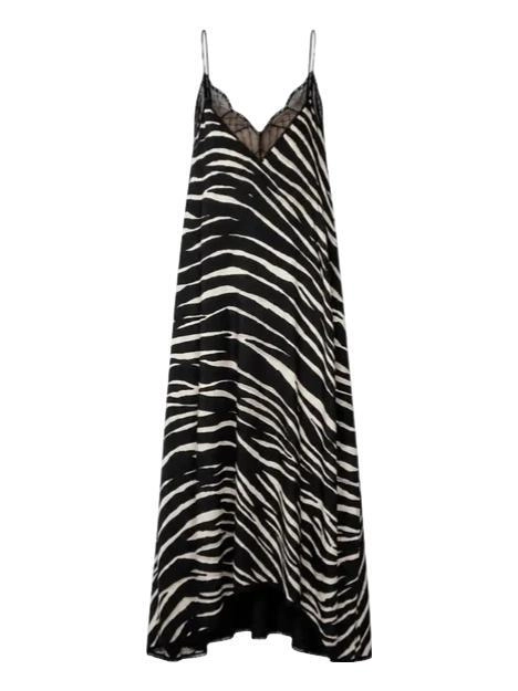 Zadig&Voltaire Zebra Print Slip Dress - No