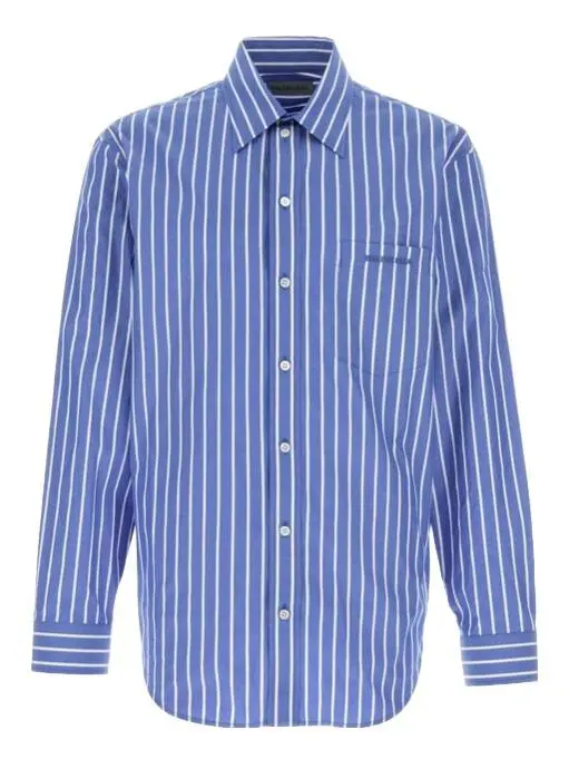 Balenciaga Striped Shirt - Blue