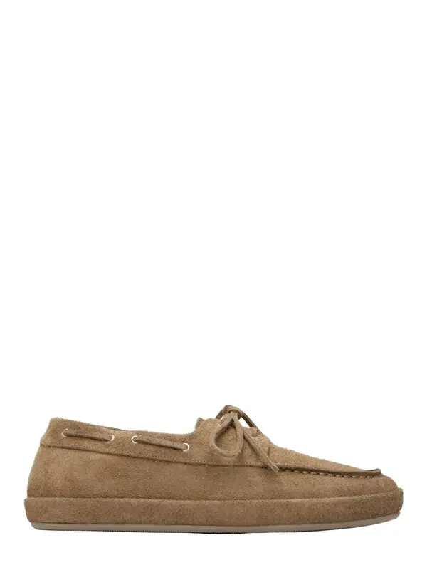 Marsèll Suede Boat Shoes - Stone
